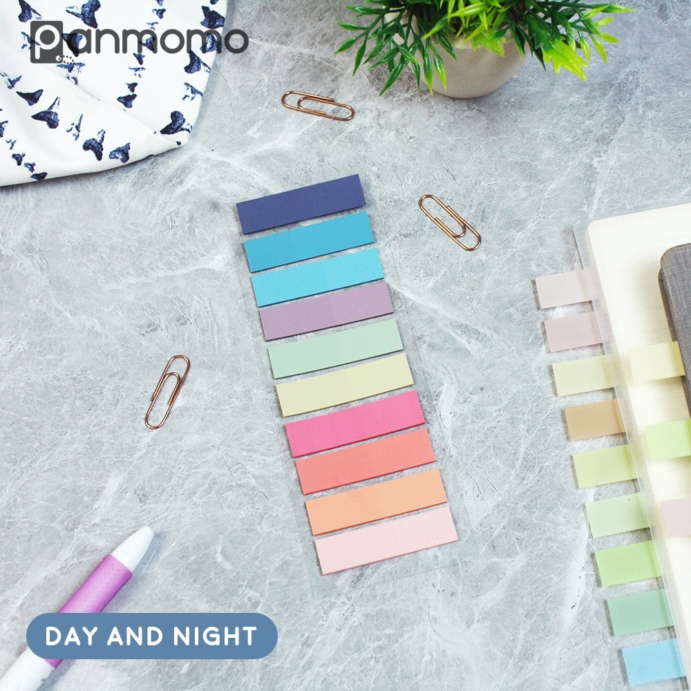 Jual Panmomo 10 Colorful Index Page Markers - Penanda Halaman | Shopee ...