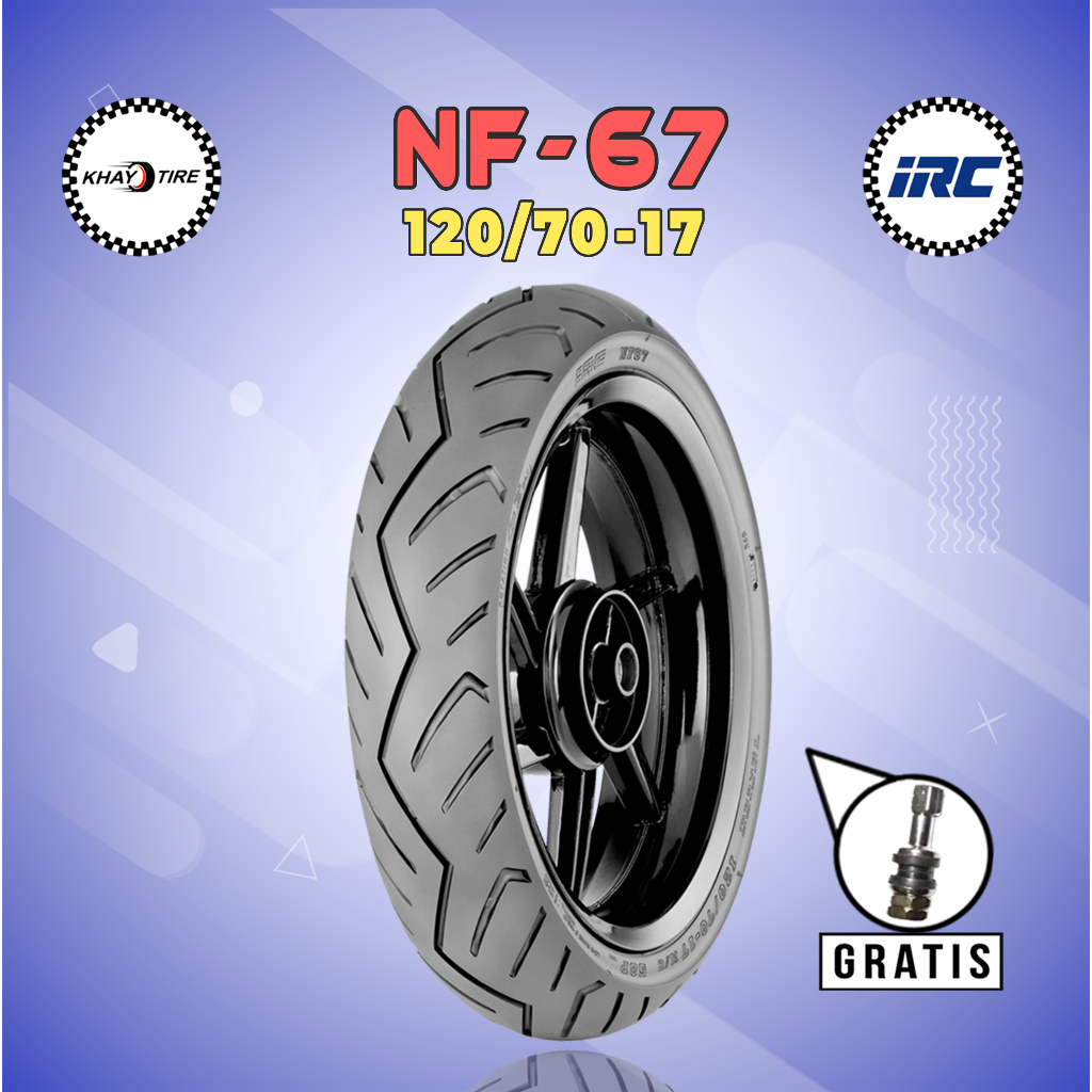 Jual Ban Motor Sport - GTR - MX KING - Supermoto IRC NF67 120/70 Ring 17 Tubeless | Shopee Indonesia