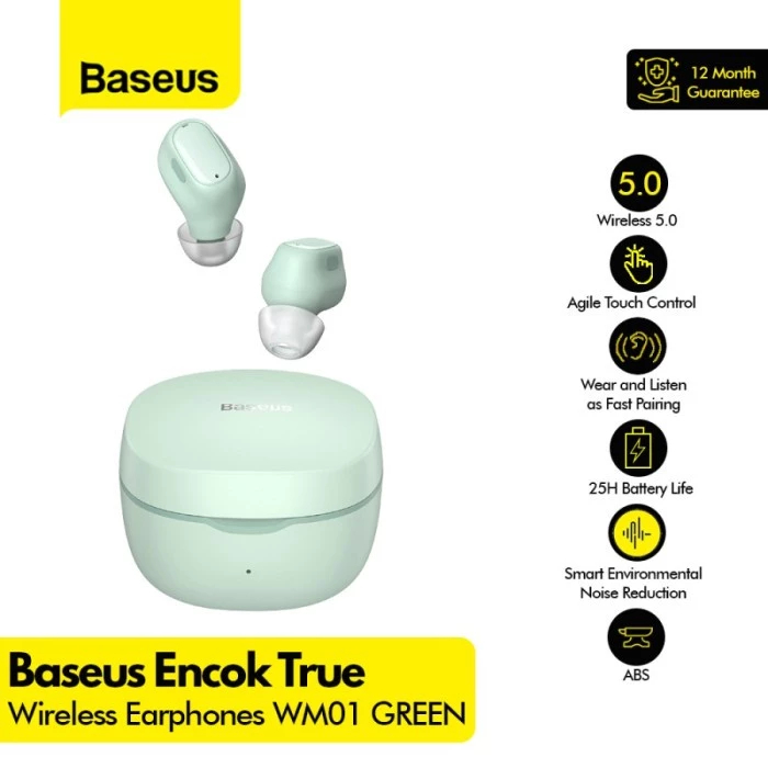Jual Baseus WM01 Encok Bowie True Wireless Bluetooth Mini Earbuds TWS ...