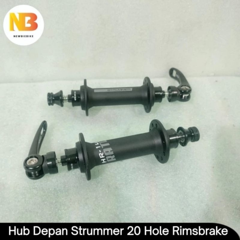 Jual Hub Strummer HR10 ratchet 20 hole rimsbrake | hub roda depan ...
