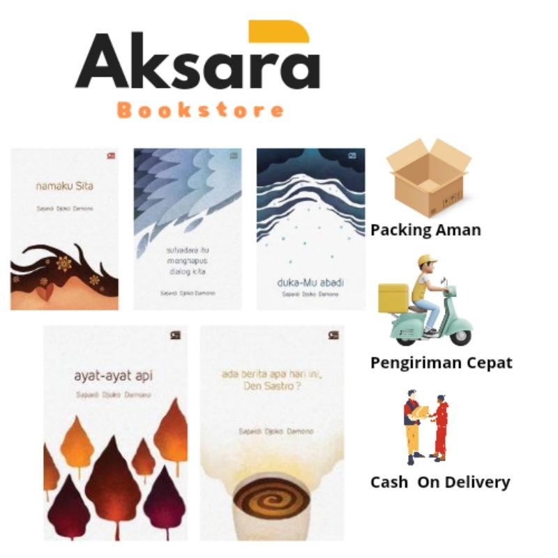 Jual Puisi Sapardi Djoko Damono 1 Paket 5 Buku | Shopee Indonesia Jual Puisi Sapardi Djoko Damono 1 Paket 5 Buku | Shopee Indonesia