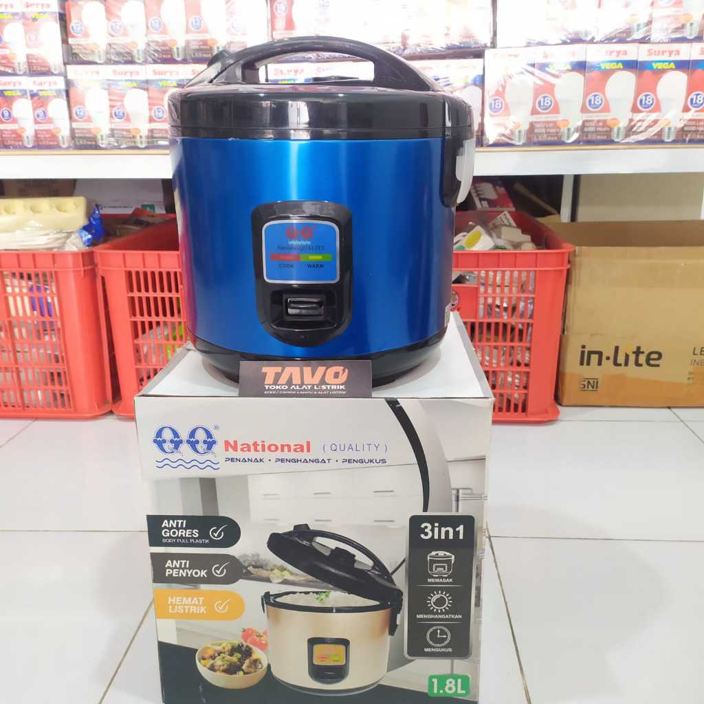 Jual Magic com Rice cooker National QQ 1.8 Liter | Shopee Indonesia