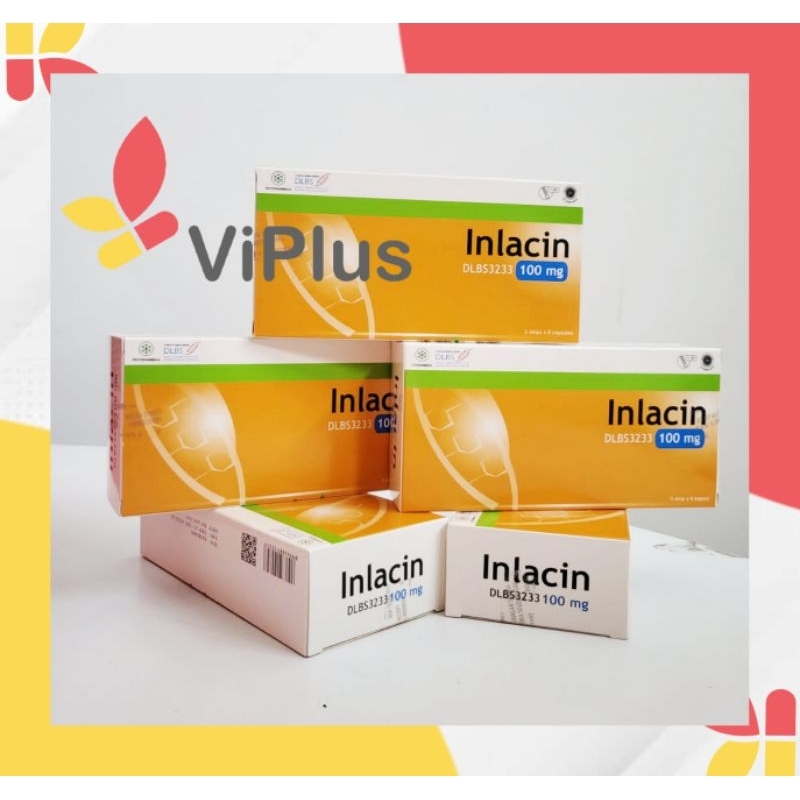 Jual INLACIN 100mg - box 5 strip 30 kapsul - ViPlus | Shopee Indonesia