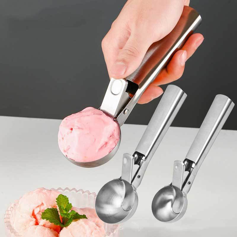 Jual Sendok Sekop Es Krim Sekop Ice Cream Scoop Stainless Steel Premium | Shopee Indonesia