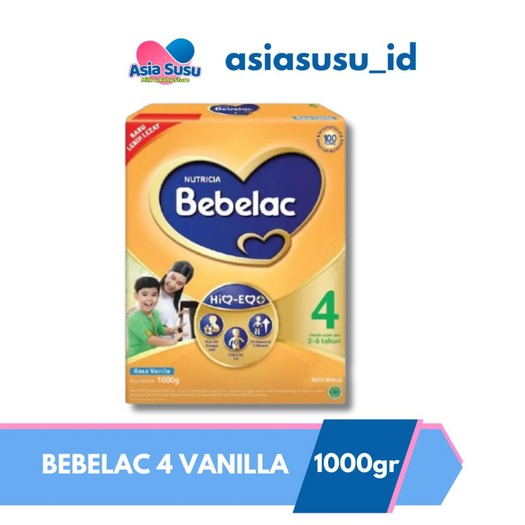 Jual BEBELAC 4 (3-6 TAHUN ) VANILA MADU 1000 GR | Shopee Indonesia