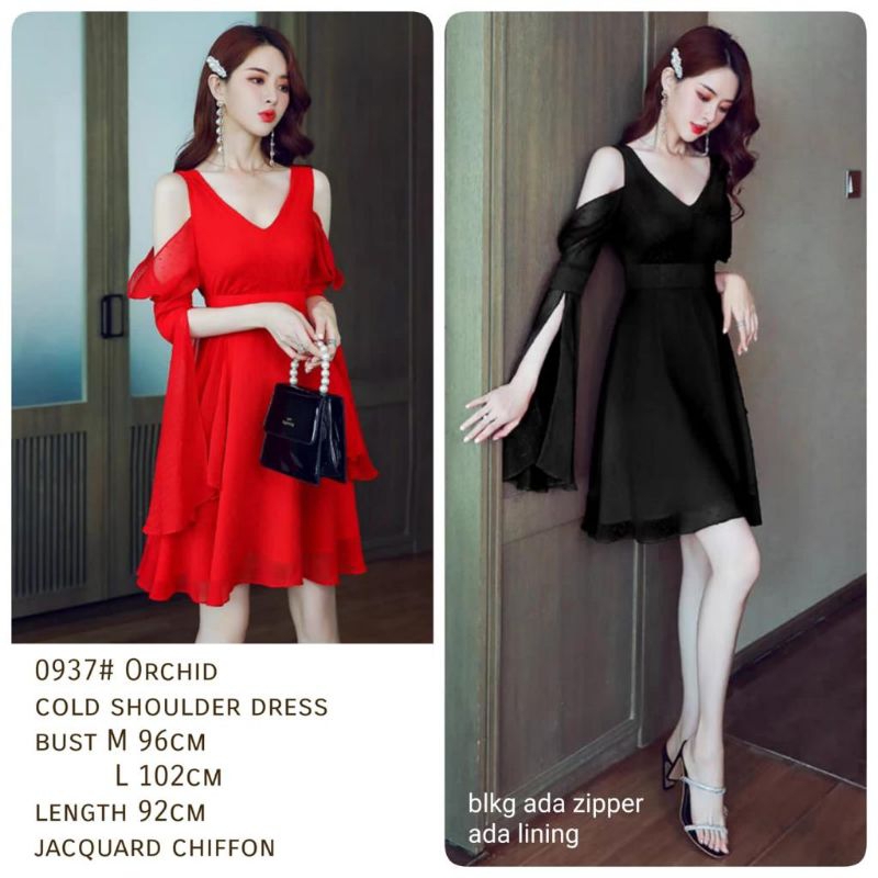 Jual 0937 Fashion mini dress minidress lengan bolong Bkk Bangkok ...