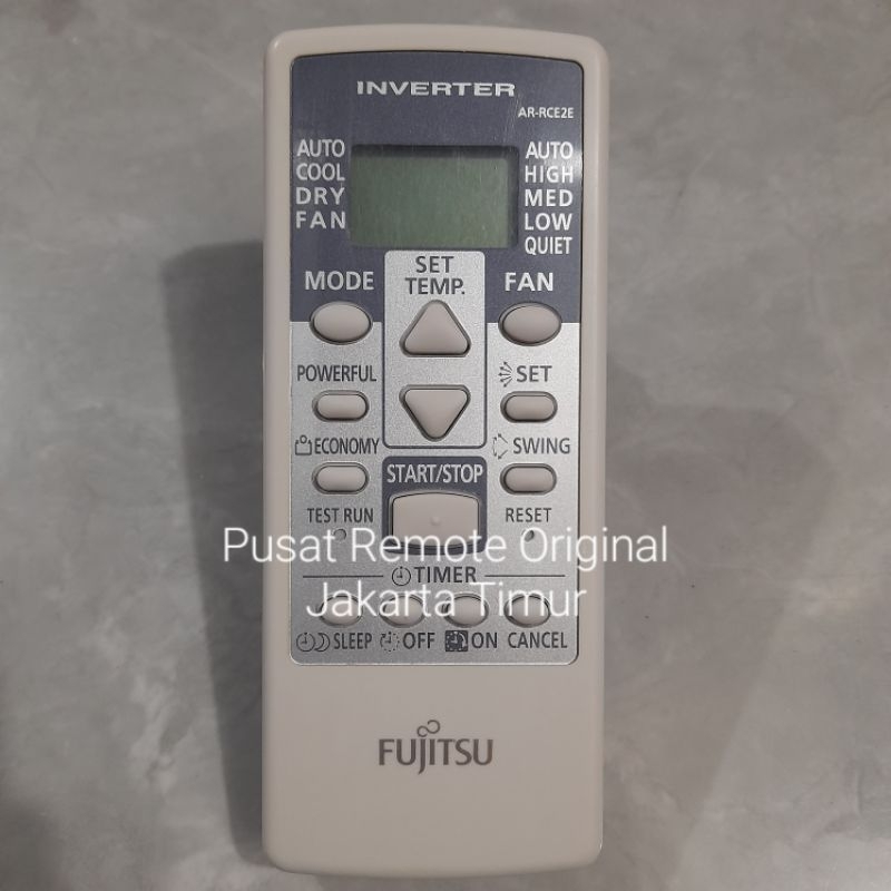 Jual REMOTE REMOT AC FUJITSU GENERAL INVERTER PENDEK ORIGINAL ASLI ...