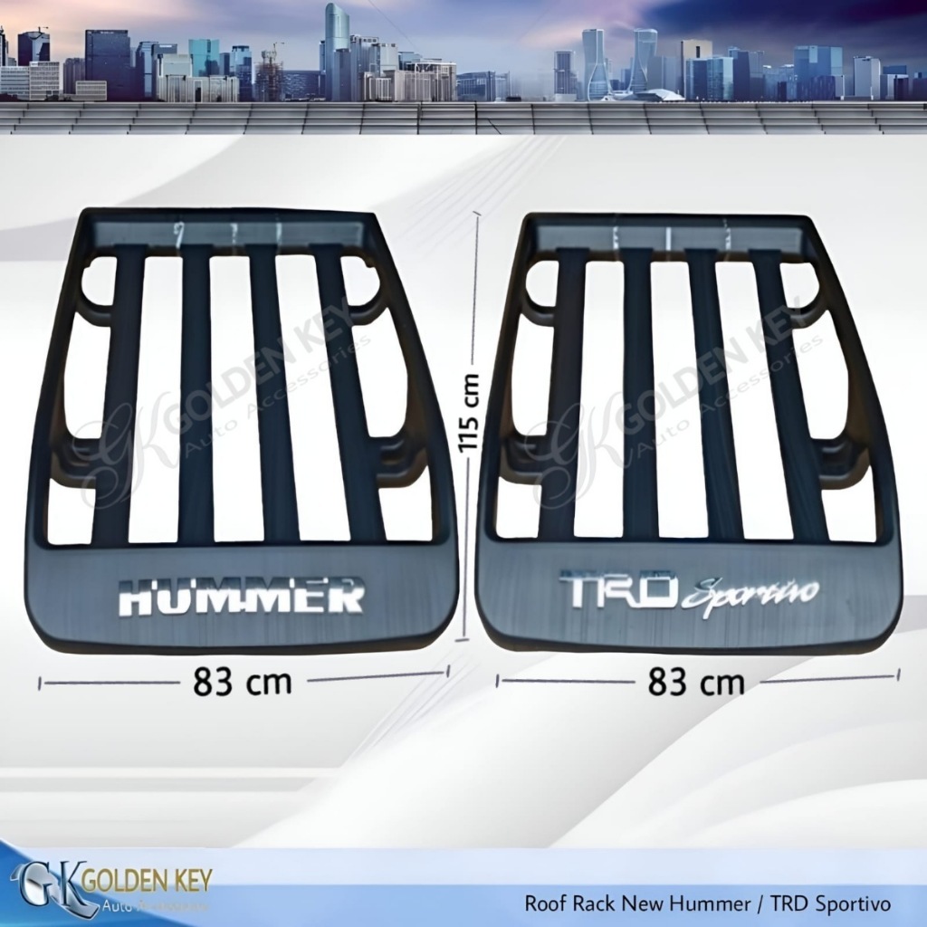 Jual Roof Rack New Hummer TRD Sportivo Rak Bagasi Atas Mobil Universal ...