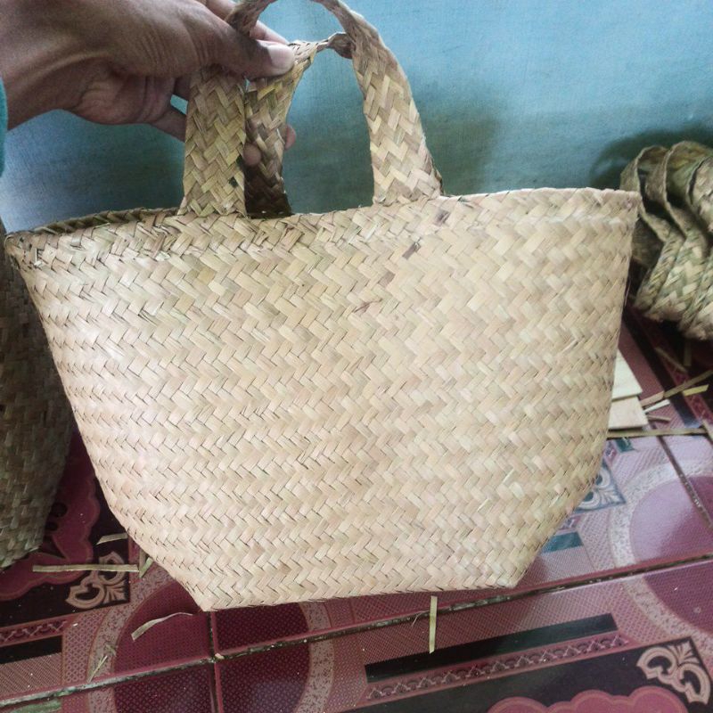 Jual Tas Purun / Bakul Purun (size rendah) | Shopee Indonesia