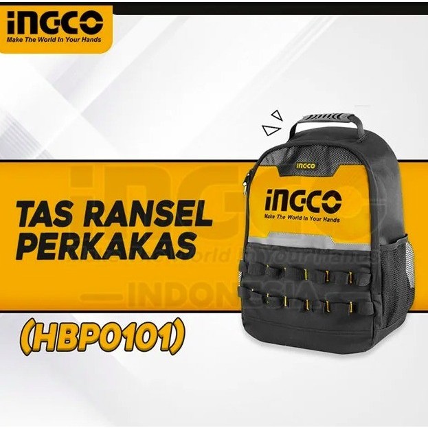 Jual Tools Backpack (20 kg) INGCO HBP0101 - Tas Ransel Alat Perkakas ...