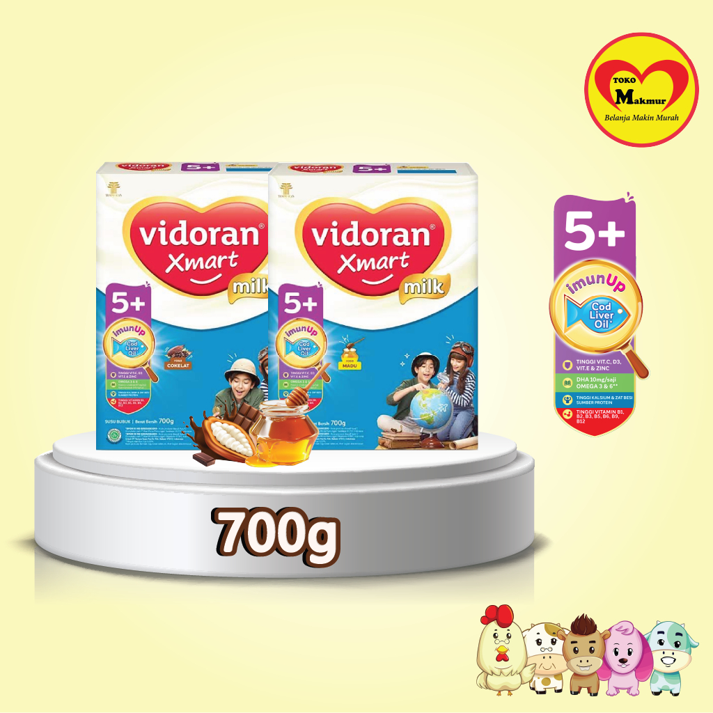 Jual Vidoran Xmart 5+ Coklat / Madu 700gr / Toko Makmur Online | Shopee ...