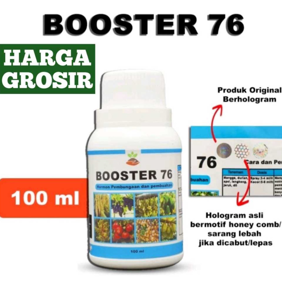 Jual Harga Oke Pupuk Booster 76 Organik Pelebat Dan Pembesar Buah 1ml ...