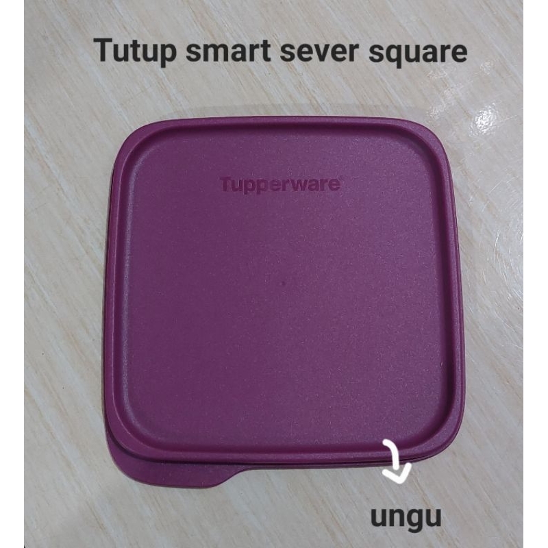 Jual ORIGINAL TUPPERWARE TUTUP SMART SEVER SQUARE | Shopee Indonesia