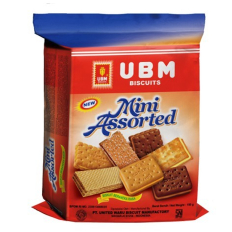 Jual UBM Biscuits Mini Assorted 150g | Shopee Indonesia