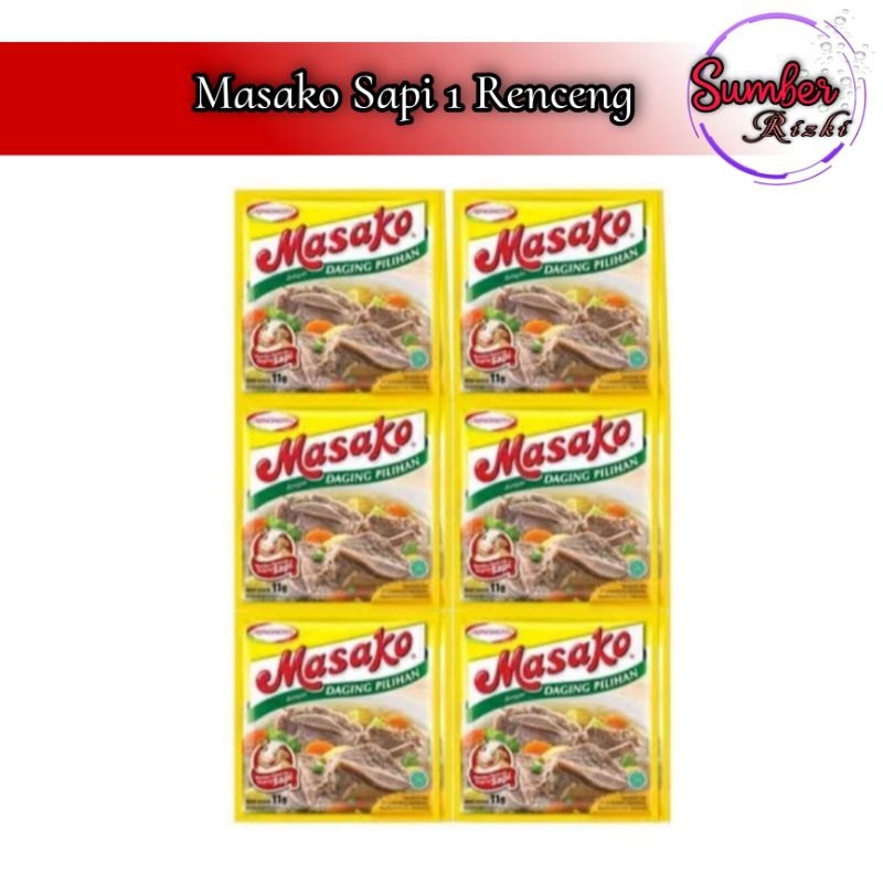 Jual Masako Sapi 1 Renceng isi 12 Sachet | Shopee Indonesia