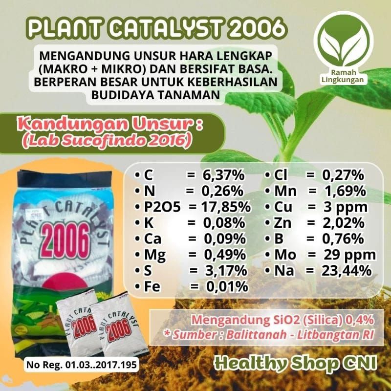 Jual Plant Catalyst 2006 1kg (10 Sachet 100gram) Pupuk lengkap untuk ...