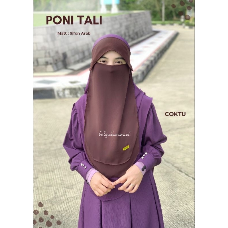 Jual Balqis - Poni Tali material sifon arab by Balqis Humaira | Shopee ...