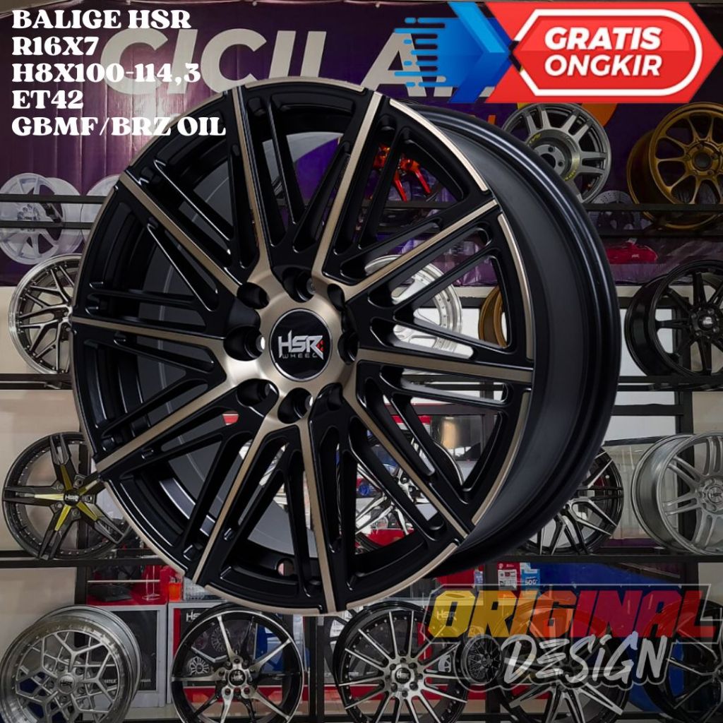 Jual Velg Pelek Mobil Avanza , Xenia , Livina , Eterna , HSR BALIGE RING 16 R16 | Shopee Indonesia