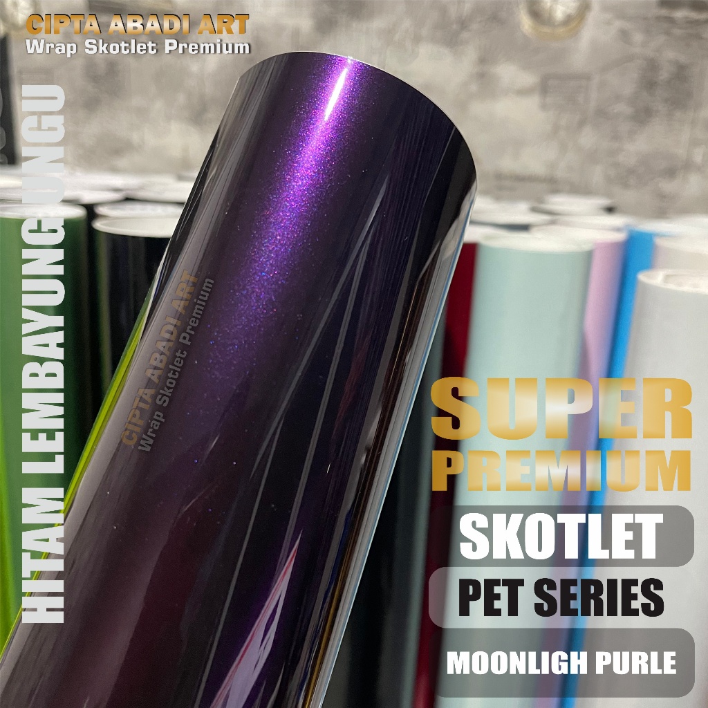 Jual SKOTLET STIKER MOTOR HITAM LEMBAYUNG BIRU SKOTLET MOONLIGHT BLUE ...