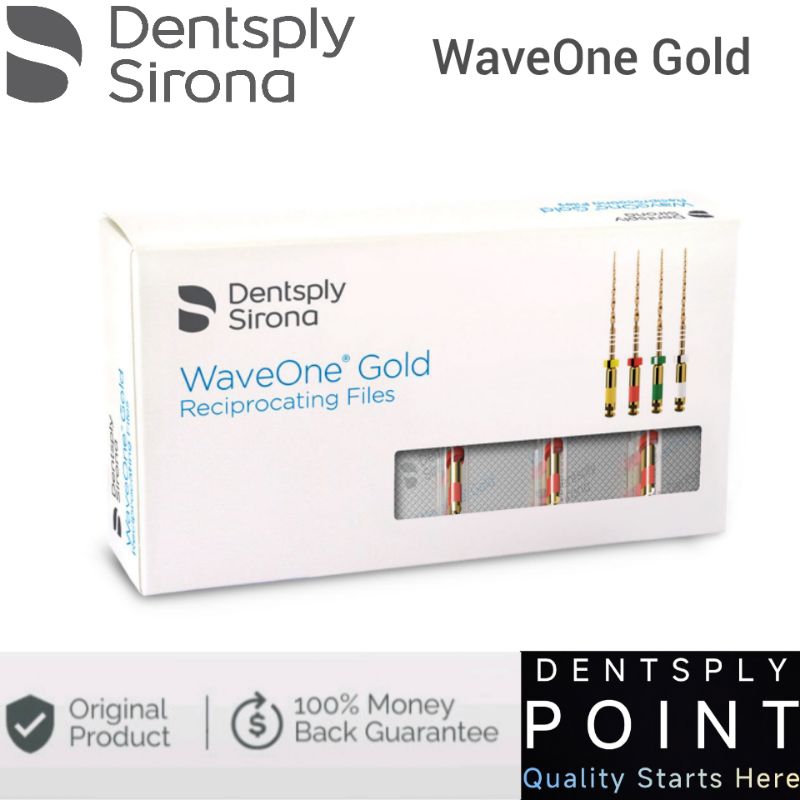 Jual ORIGINAL Dentsply WaveOne Gold Rotary File wave one reciproc ...