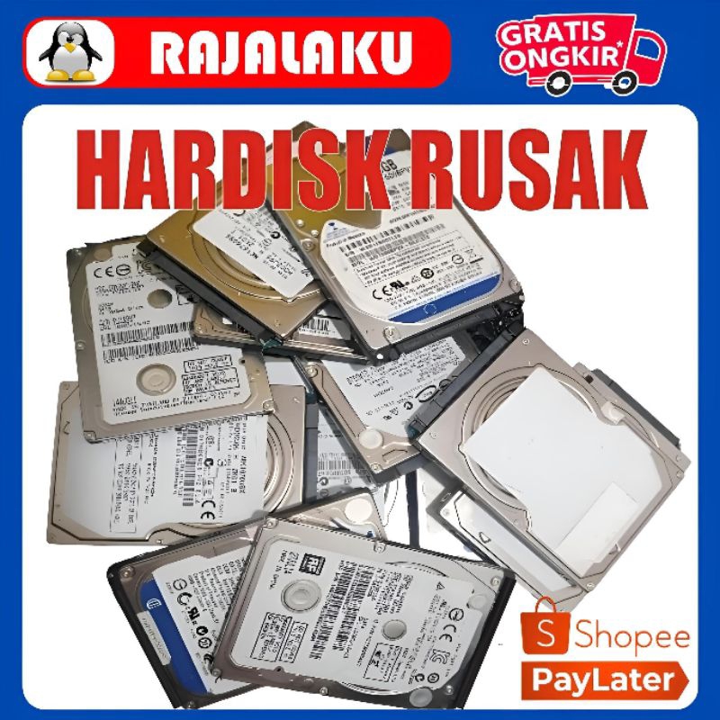Jual HARDISK RUSAK SATA 2,5 INCHI MEREK RANDOM | Shopee Indonesia