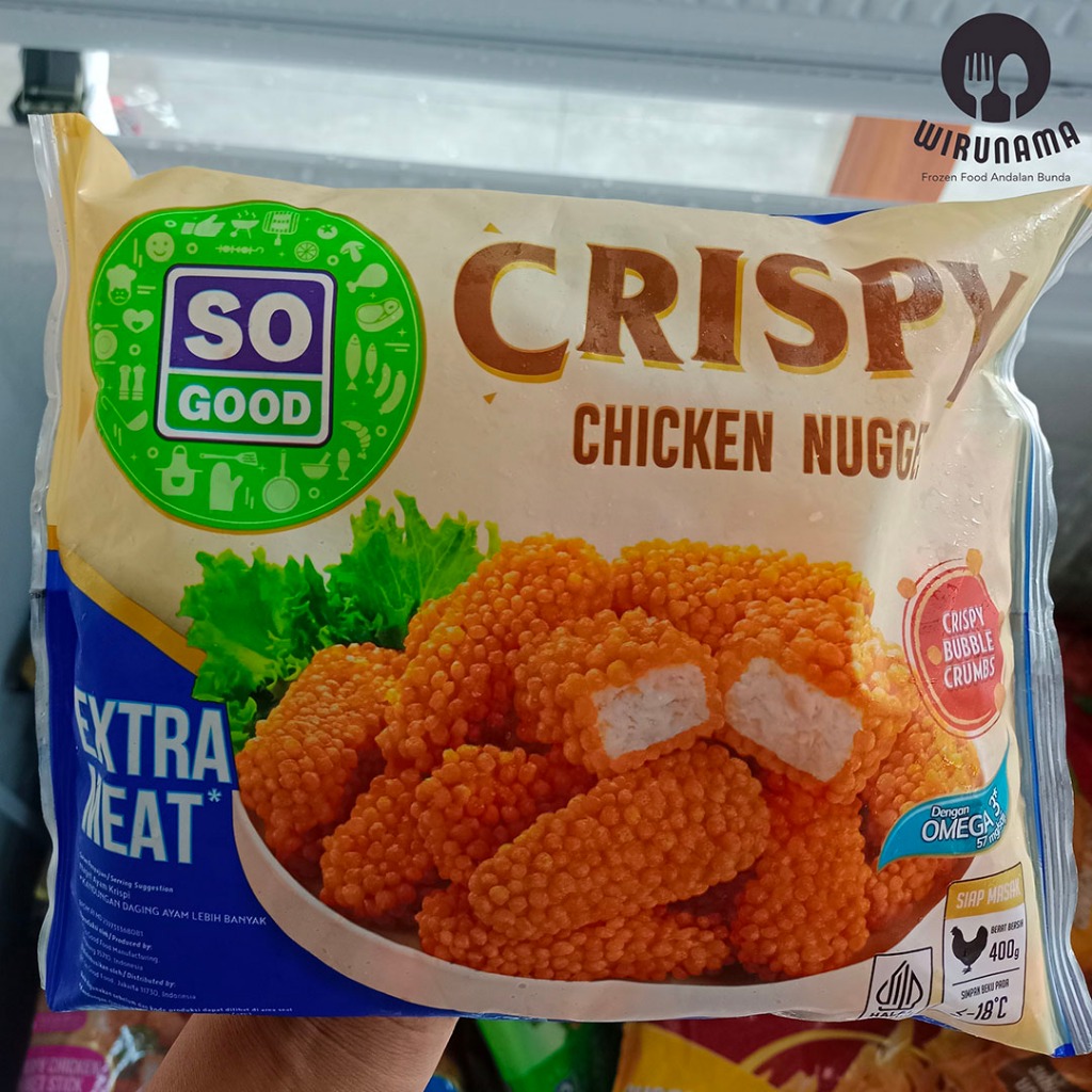 Jual So Good Crispy Chicken Nugget 400 Gram Frozen Food Yogyakarta Jogjakarta | Shopee Indonesia