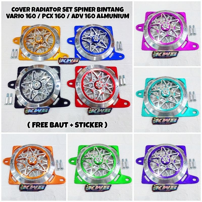 Jual Cover radiator set spinner spiner honda stylo 160 / vario 160 ...