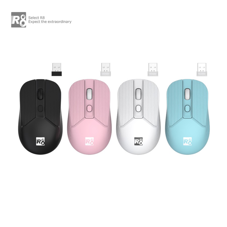 Jual Mouse R8 Wireless Rechargeable 1719 | Shopee Indonesia