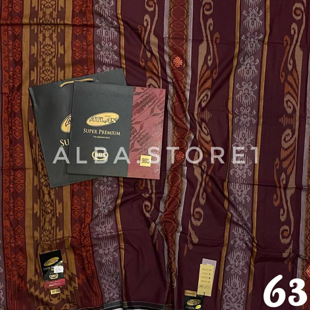 Jual [BARU]SARUNG ATLAS SUPER PREMIUM GOLD/SILVER ORI Atlas Suprem Sarung Atlas Supreme 920 945 ...