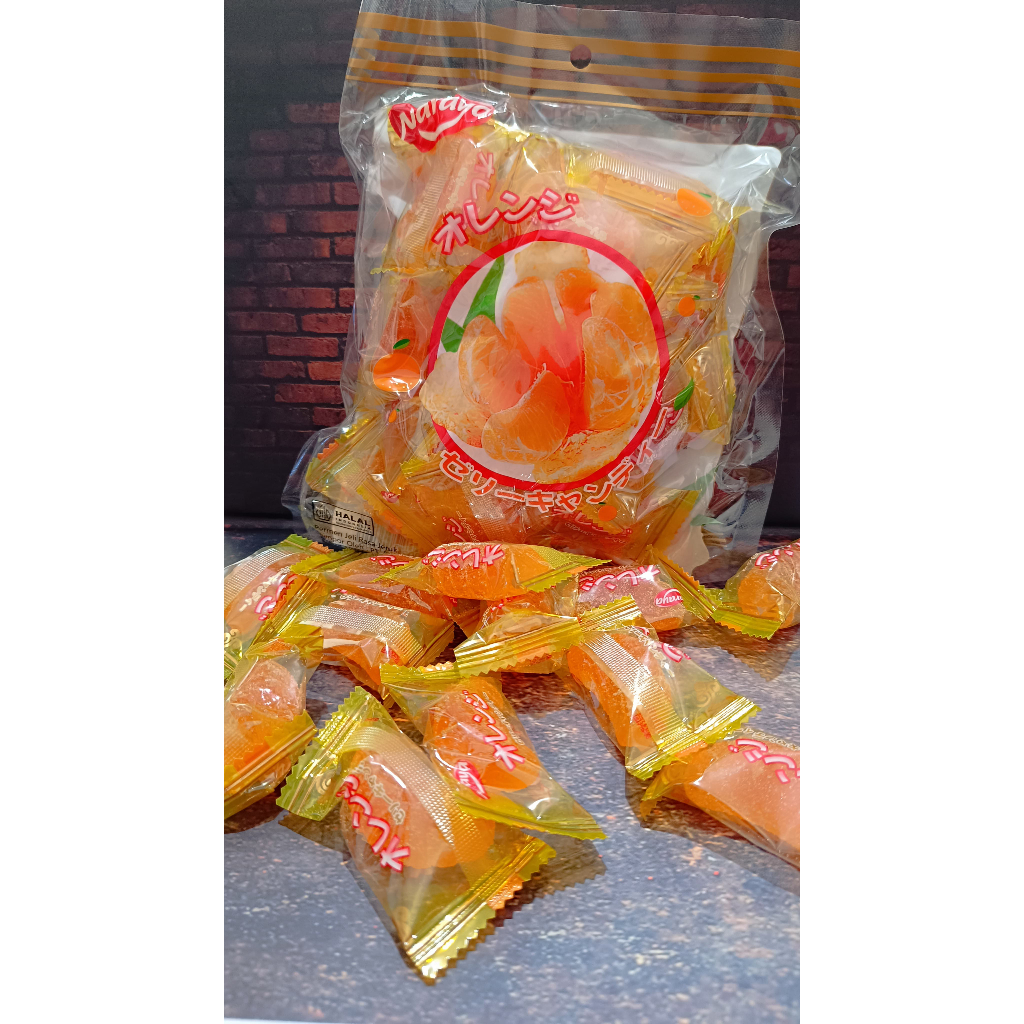 Jual Permen Jelly Rasa Jeruk Mandarin Naraya 500gr | Shopee Indonesia