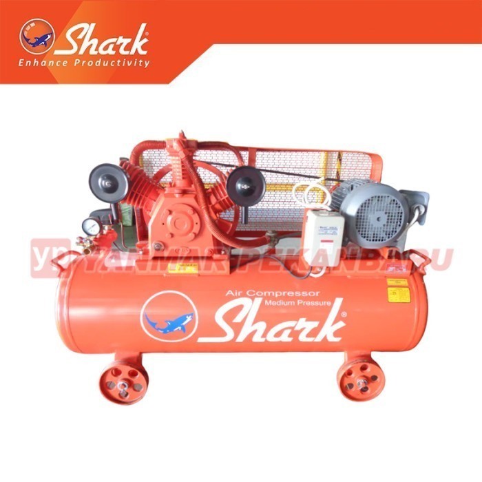 Jual Kompresor Medium Pressure SHARK Compressor 15 HP Auto + Motor ...