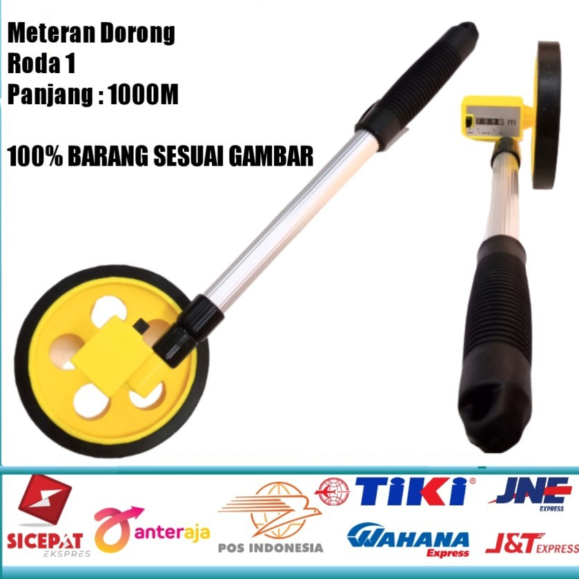 Jual METERAN DORONG 1 RODA/MEASURING WHEEL/ALAT UKUR DIAMETER 14CM ...
