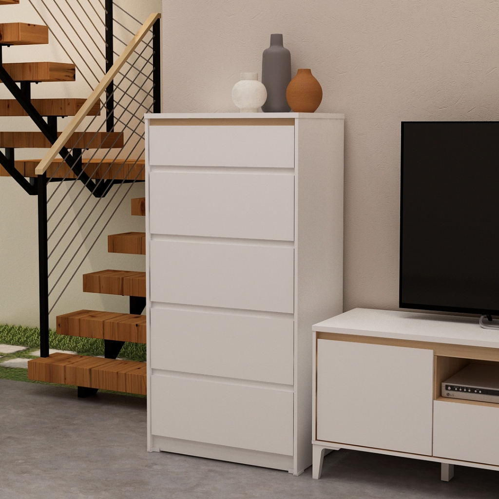 Jual DRAWER MINIMALIS/LEMARI LACI/LEMARI LACI 5 SUSUN - HIRO CH5 - PIRA ...