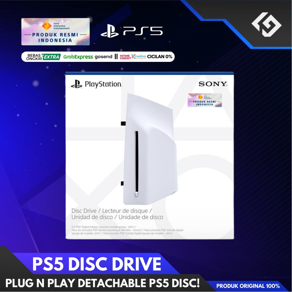 Jual Sony PS5 Slim Pro Disc Drive Digital Console Slim | Shopee Indonesia