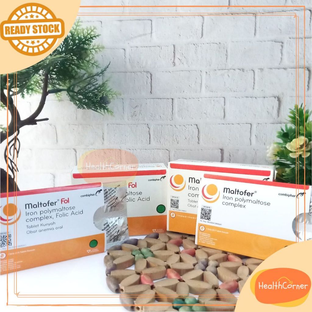 Jual Maltofer Chewable Tablet Kunyah Obat Anemia - Iron Polymaltose ...