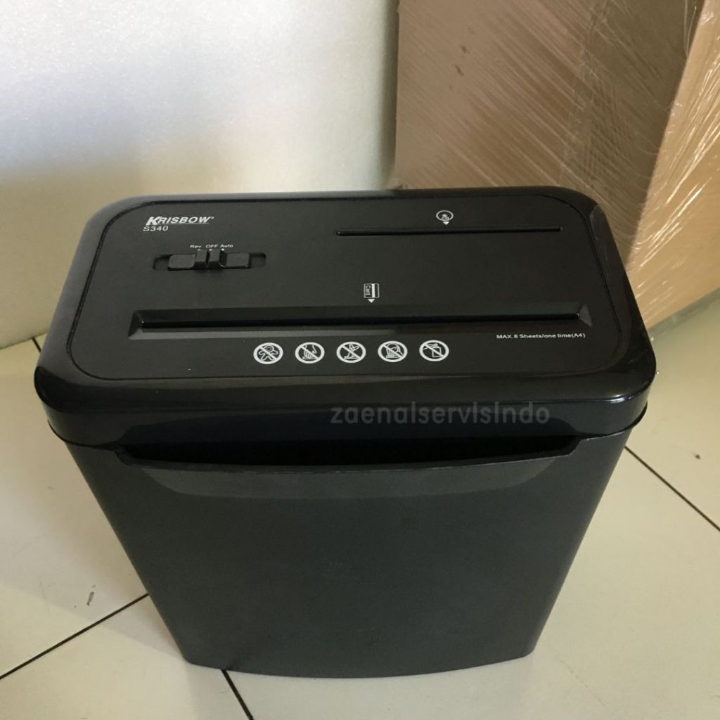 Jual Mesin Penghancur Kertas Krisbow S340 cross cut / Paper Shredder S340 second | Shopee Indonesia