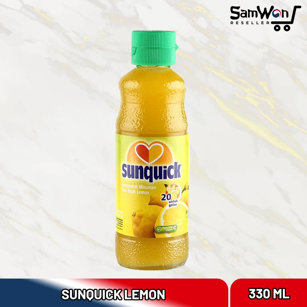 Jual Sunquick LEMON 330ml - Sirup Rasa Lemon Syrup Minuman Segar ...