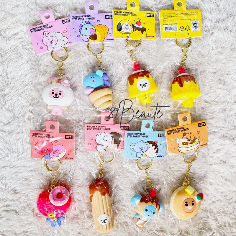 Jual [READY STOCK] BT21 SWEET THINGS FIGURE KEYRING | Shopee Indonesia