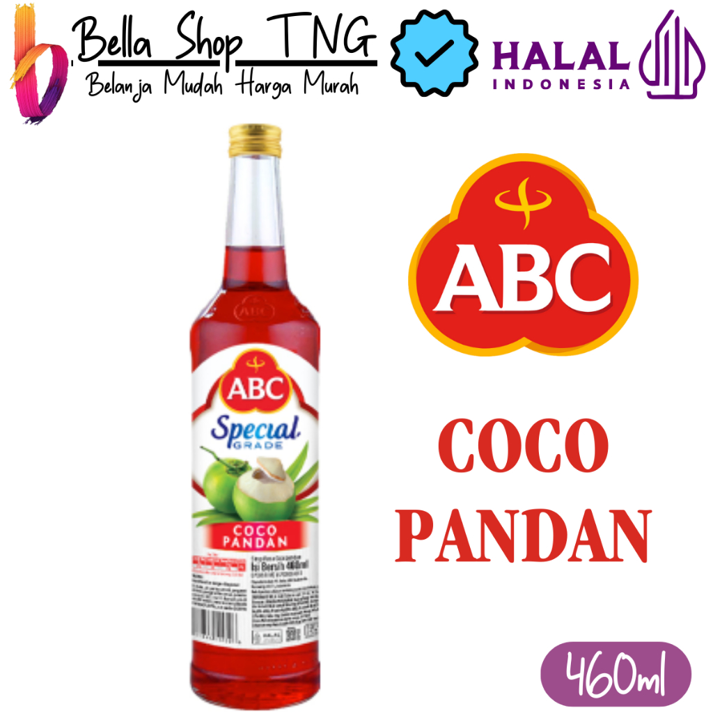 Jual ABC Special Grade Sirup Cocopandan Botol 460 ml | Shopee Indonesia