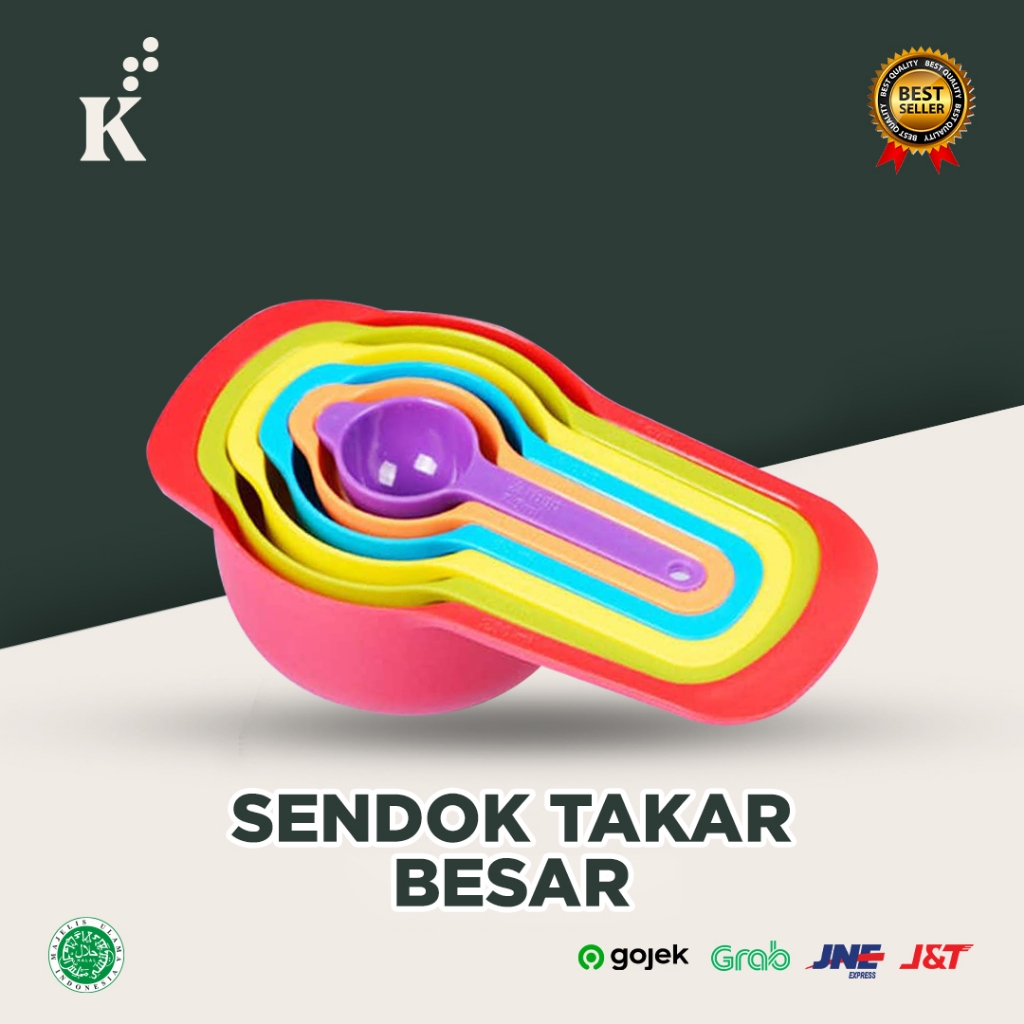 Jual Sendok Takar Measuring Cups Cup Spoon besar | Shopee Indonesia