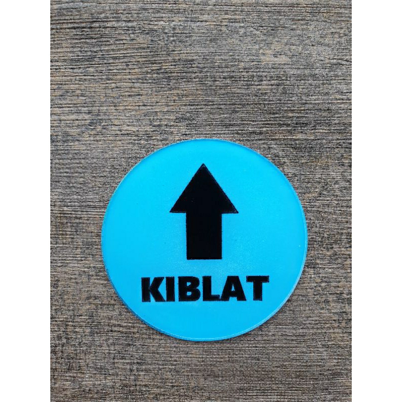 Jual SIGN AKRILIK/PENUNJUK ARAH KIBLAT AKRILIK | Shopee Indonesia