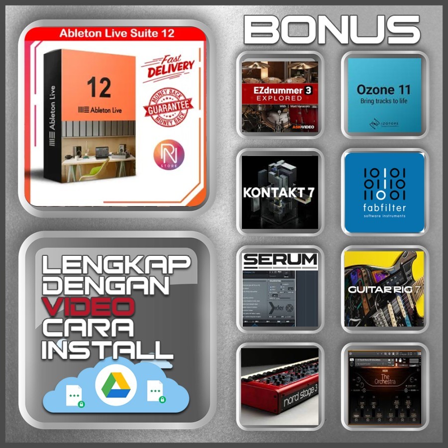 Jual Ableton 12 + Ozone 11 + Guitar Rig 7 + Kontakt 7 + Ezdrummer 3 + Serum + Fabfilter | Shopee ...