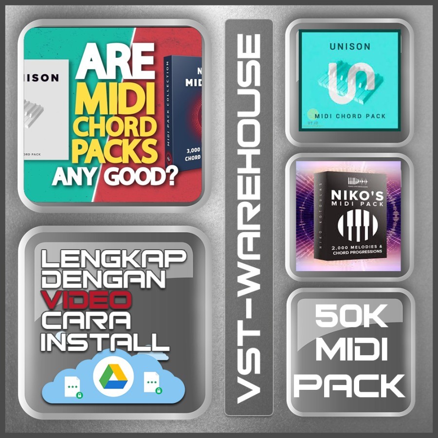 Jual Unison Midi PACK + Niko Midi PACK + 50RIBU MIDI PACK | Shopee ...