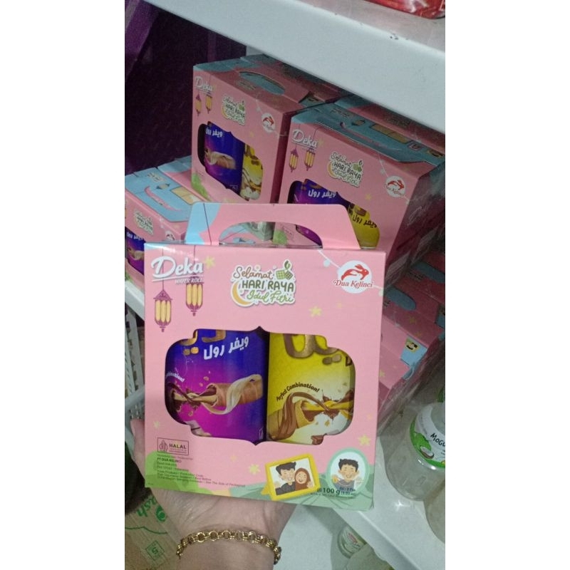 Jual Deka Wafer Roll isi 2 Kaleng | Shopee Indonesia
