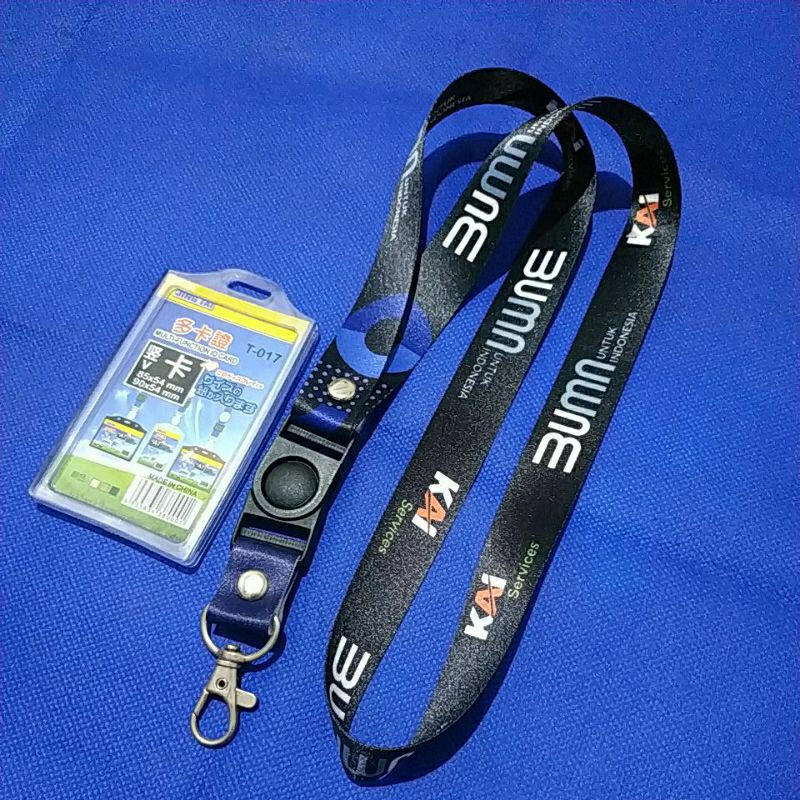 Jual LANYARD/TALI ID CARD KAI SERVICES-READY STOCK | Shopee Indonesia