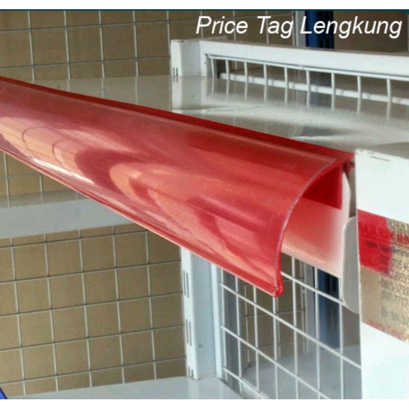 Jual PRICE TAG - PRICE RAIL - PRICE HOLDER - LABEL HARGA LENGKUNG ...