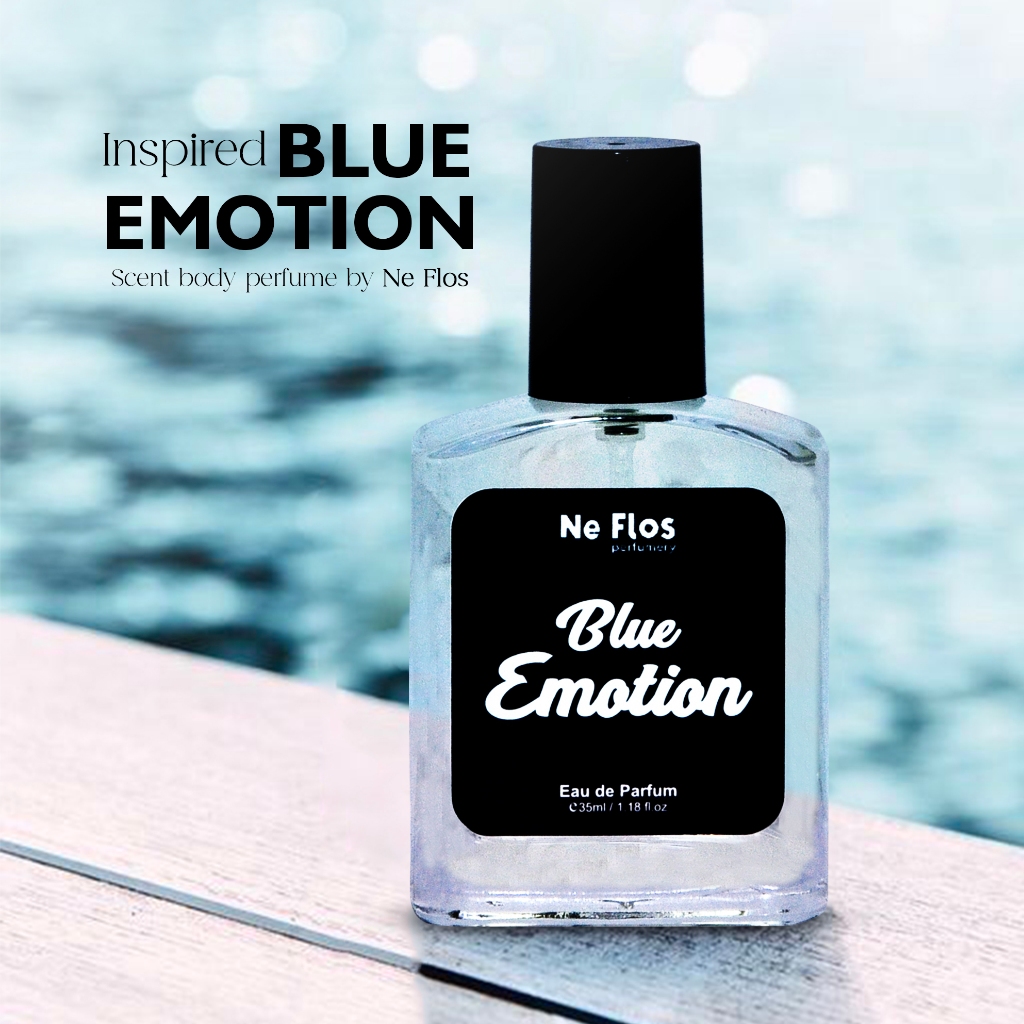 Jual Ne Flos Parfum BLUE EMOTION — Parfum Pria | Shopee Indonesia