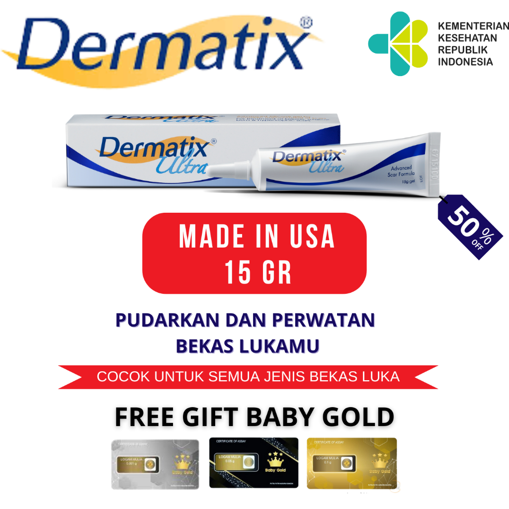 Jual Dermatix Ultra 15gr Made In USA Sudah Terdaftar Kemenken RI COD ...