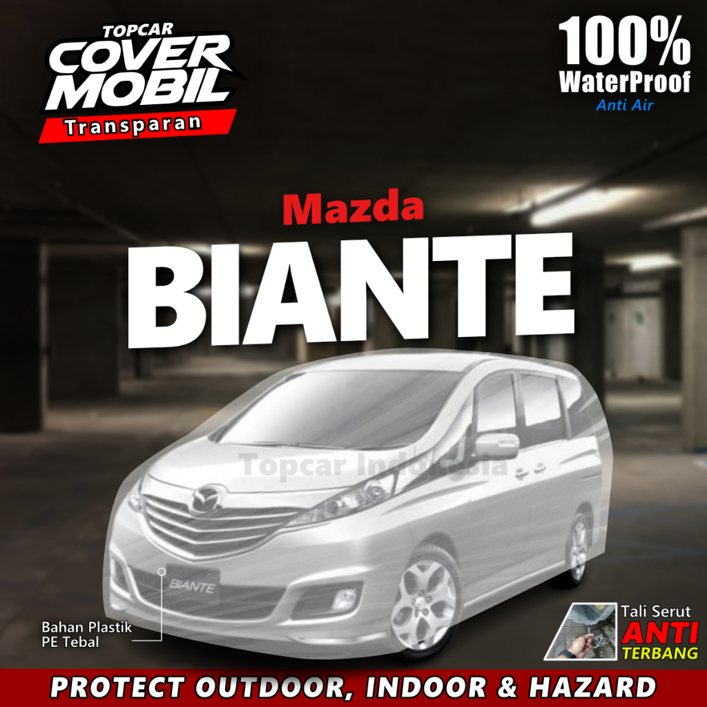 Jual Cover Mobil Transparan Mazda Biante Waterproof by TOPCAR | Shopee ...