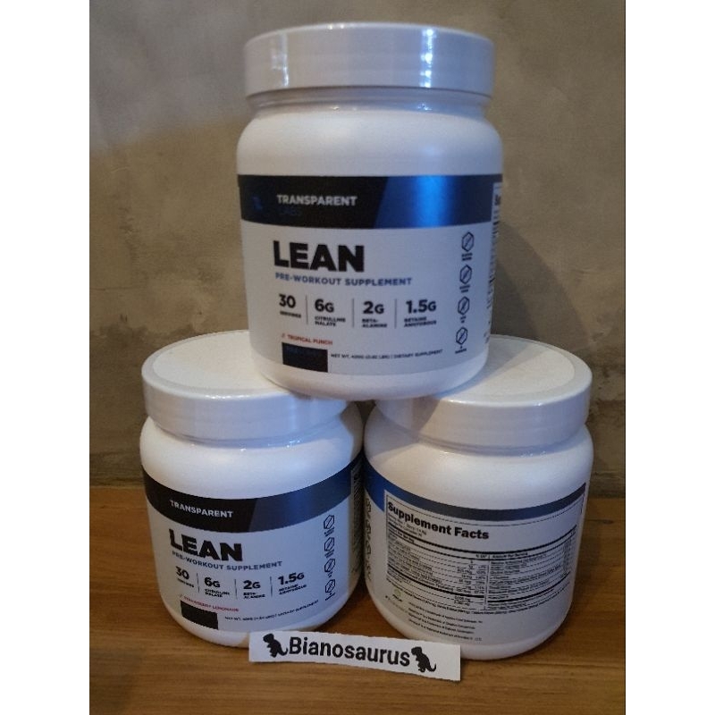 Jual Transparent Labs Preseries LEAN Pre Workout Supplement - Fruit ...